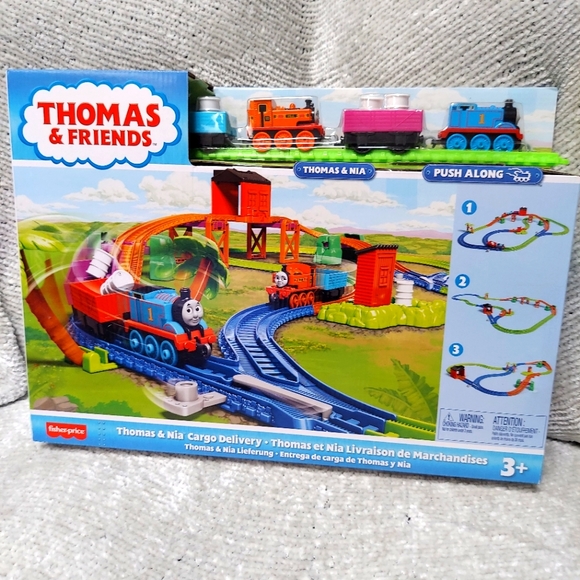 Thomas & Friends | Toys | Thomas Friends Track Master Thomas Nia Cargo Delivery Set Push Along ...